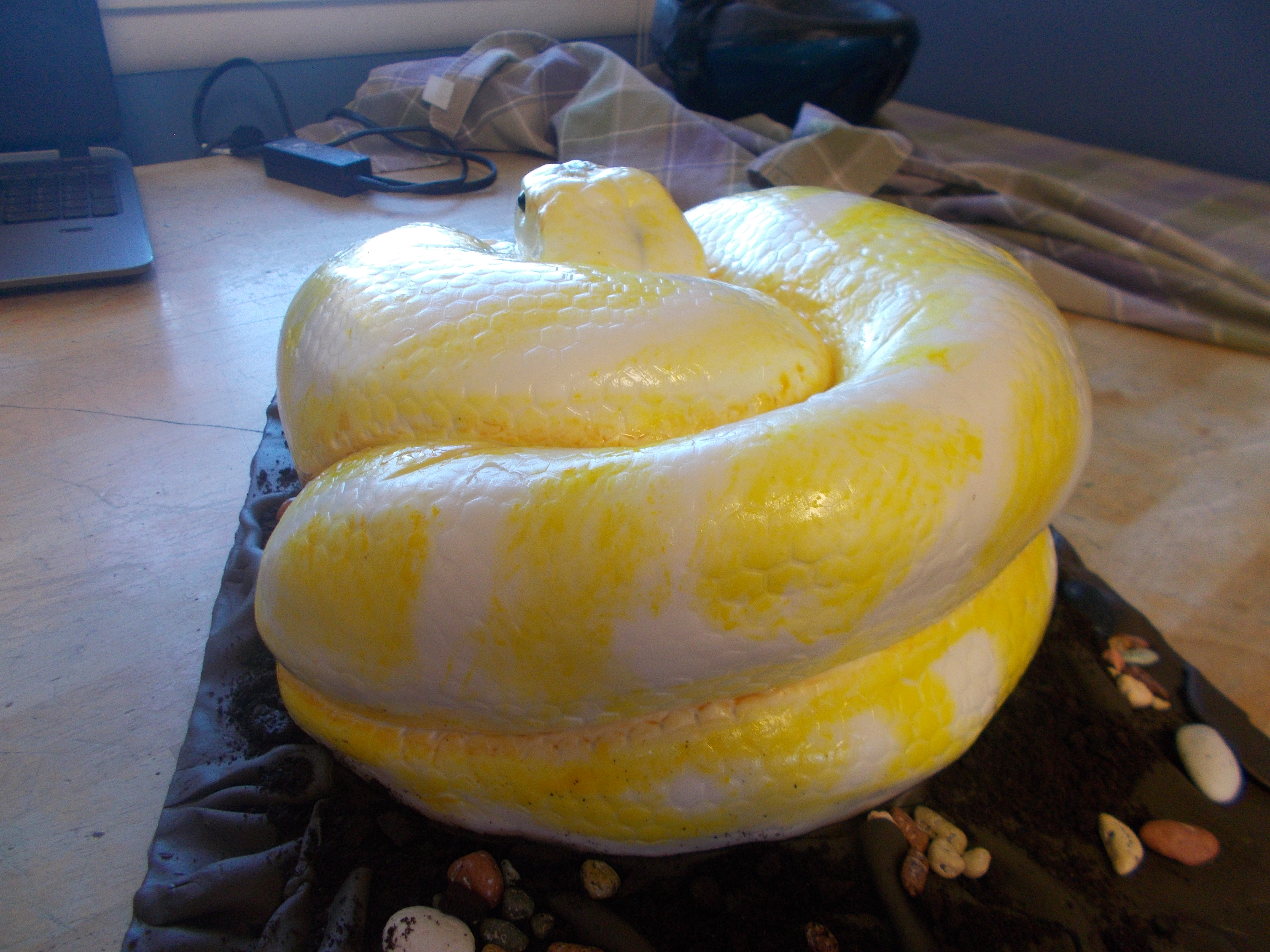 Life Size Burmese Python Cake – Rexburg Cakes