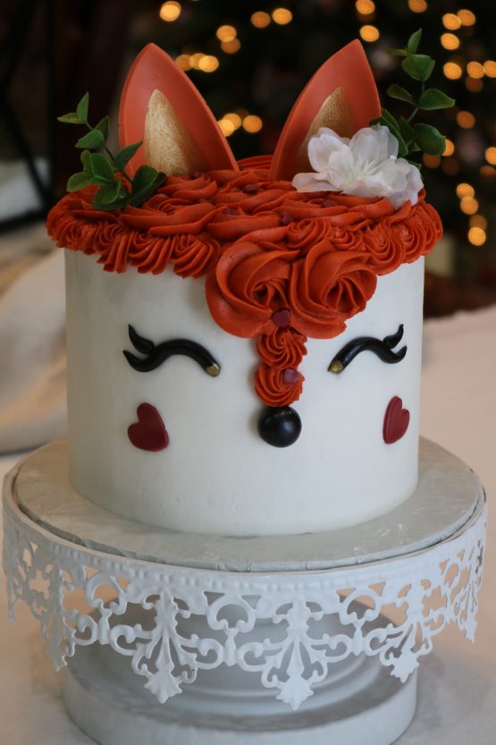 Fox Head Birthday Cake – Rexburg Cakes