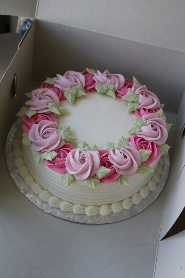 Colorful Buttercream Roses – Rexburg Cakes
